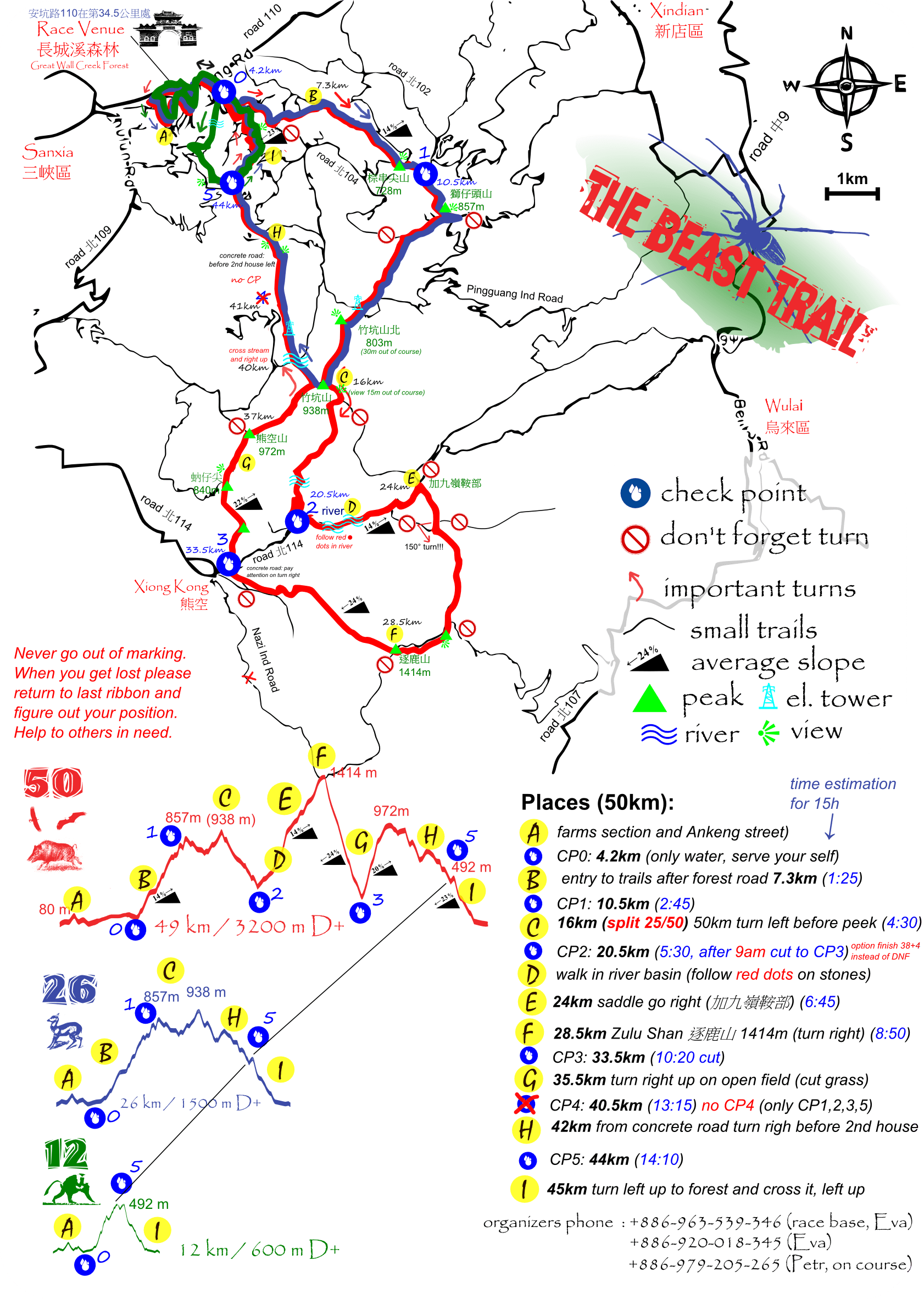 TBT map version 20150924 – The Beast Trail